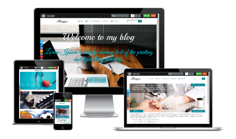 Blogger - Blog Website Template | Blogger Website Template